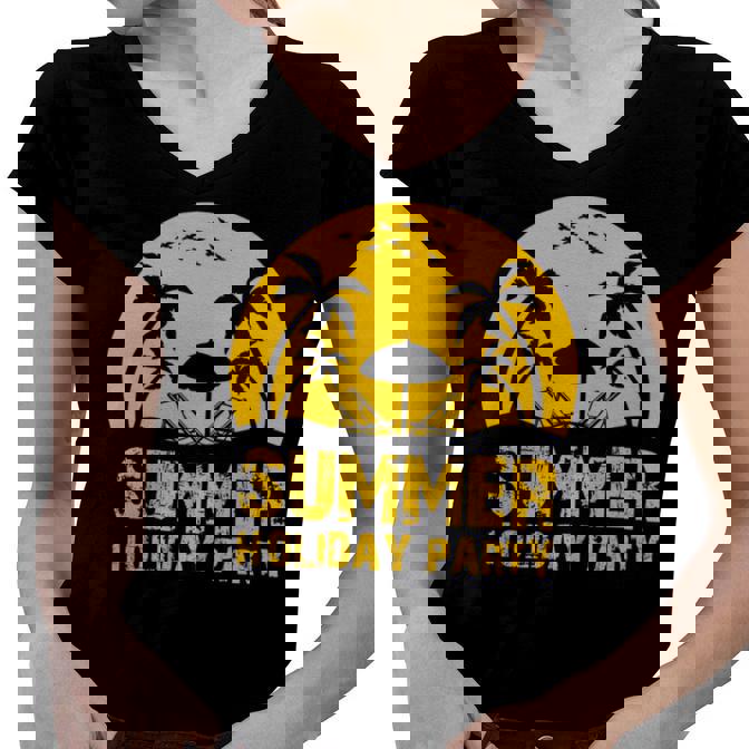 Summerween Vibes Skeleton Ice Cream Summer Vacation T-Shirt - Monsterry