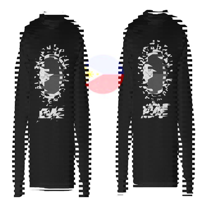 Funny Filipino Popular Food List Philippines Filipino Father'S Day Ideas Unisex Long Sleeve | Mazezy