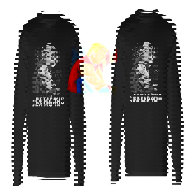 Original Trump 2024 The Great Maga King Ultra Maga Ultra Maga Eagle Long Sleeve T-Shirt T-Shirt ...