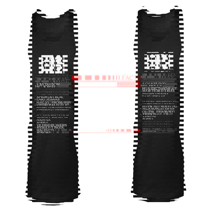 Bench Fact Fact T Shirt Bench Shirt For Bench Fact Unisex Tank Top ...