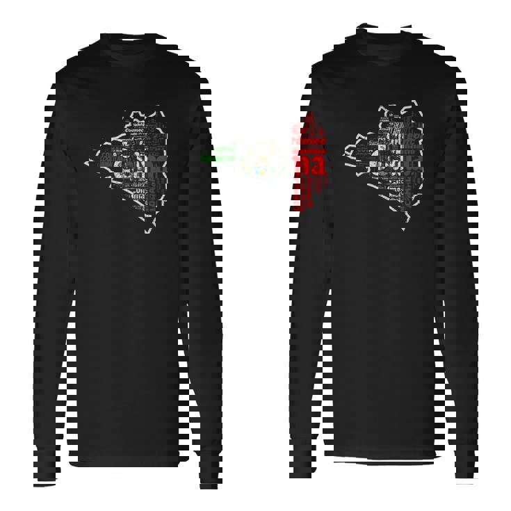 Colima Bandera De Mexico Mapa Municipios Mexican State Long Sleeve T ...