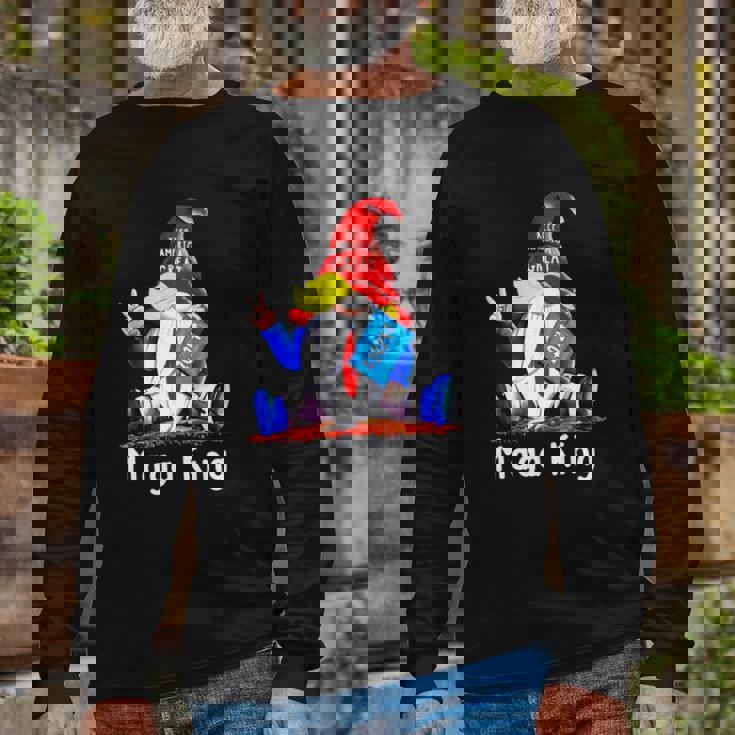 Maga King Ultra Maga Proud Keep America Great 2024 Gnome Long Sleeve T ...