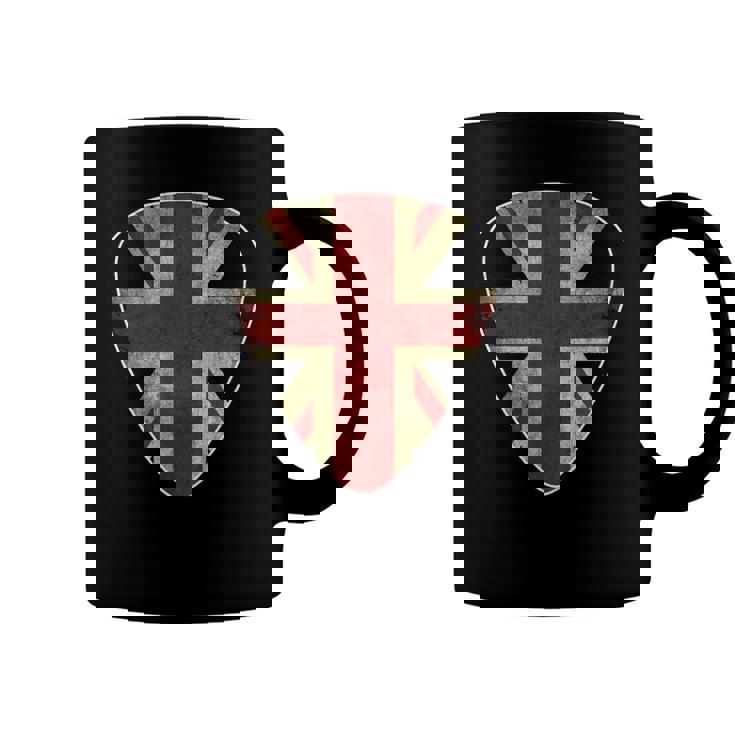 British Guitar Pick With Union Jack Britain Coffee Mug | Mazezy