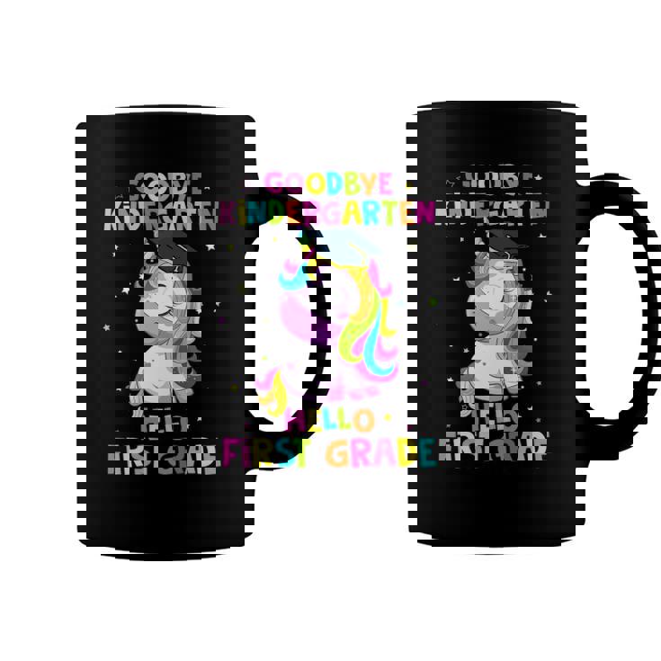 Goodbye Kindergarten Hello 1St Grade Graduation Unicorn Coffee Mug | Mazezy