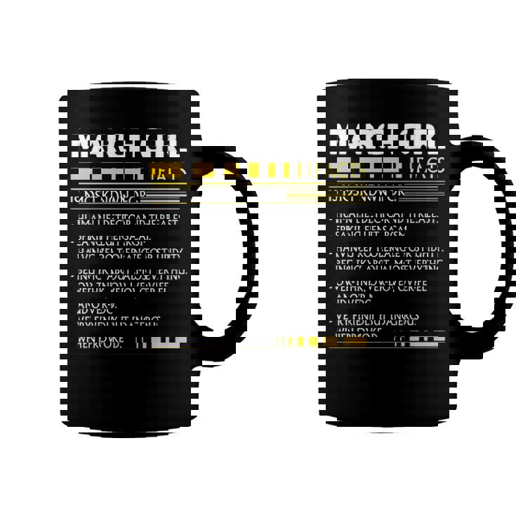 March Girl March Girl Facts Coffee Mug | Seseable