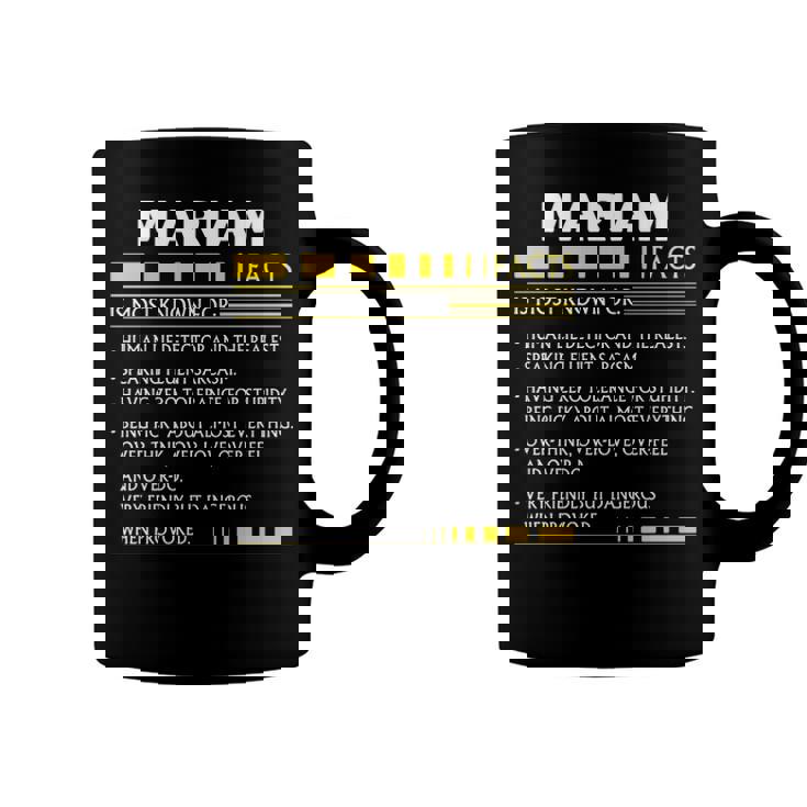 Mariam Name Gift Mariam Facts Coffee Mug | Seseable