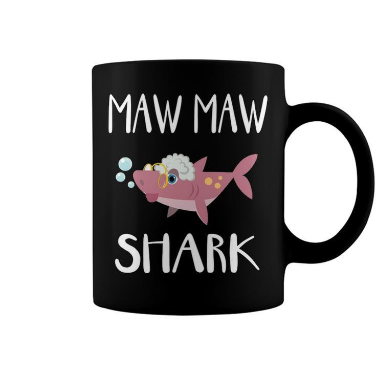 Maw Maw Grandma Gift Maw Maw Shark V2 Coffee Mug | Seseable