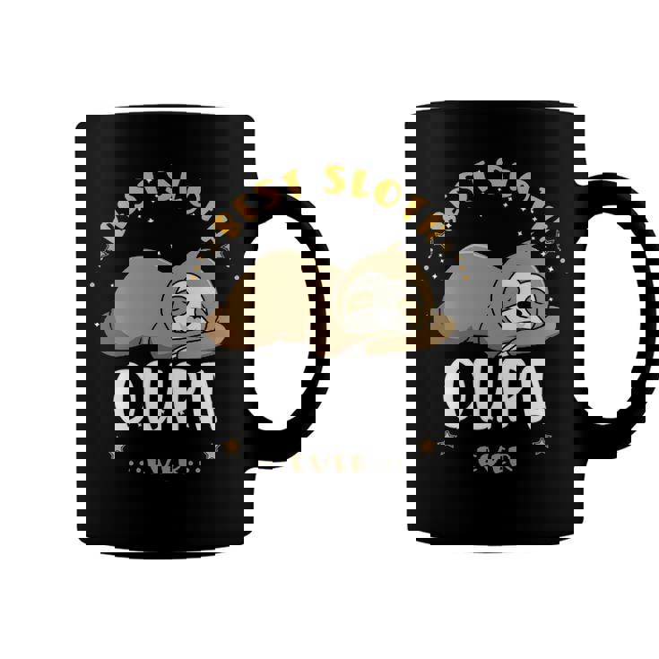 Oupa Grandpa Gift Best Sloth Oupa Ever Coffee Mug | Seseable