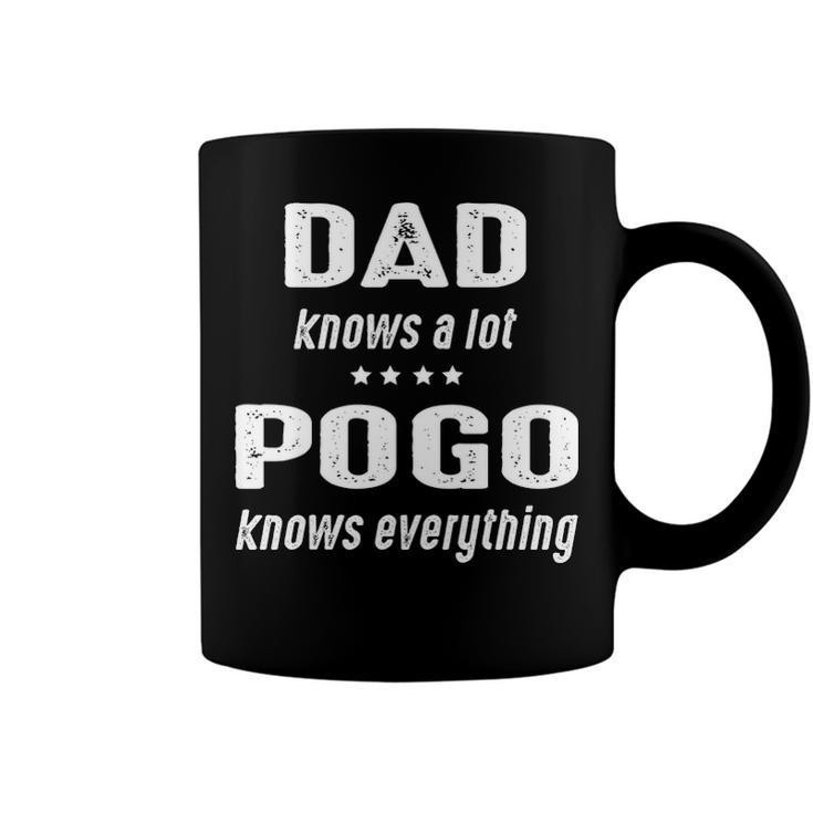 Pogo Grandpa Gift Pogo Knows Everything Coffee Mug | Seseable