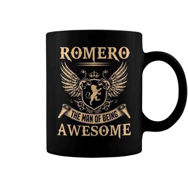 Romero Name Gift Romero The Man Of Being Awesome Coffee Mug | Seseable