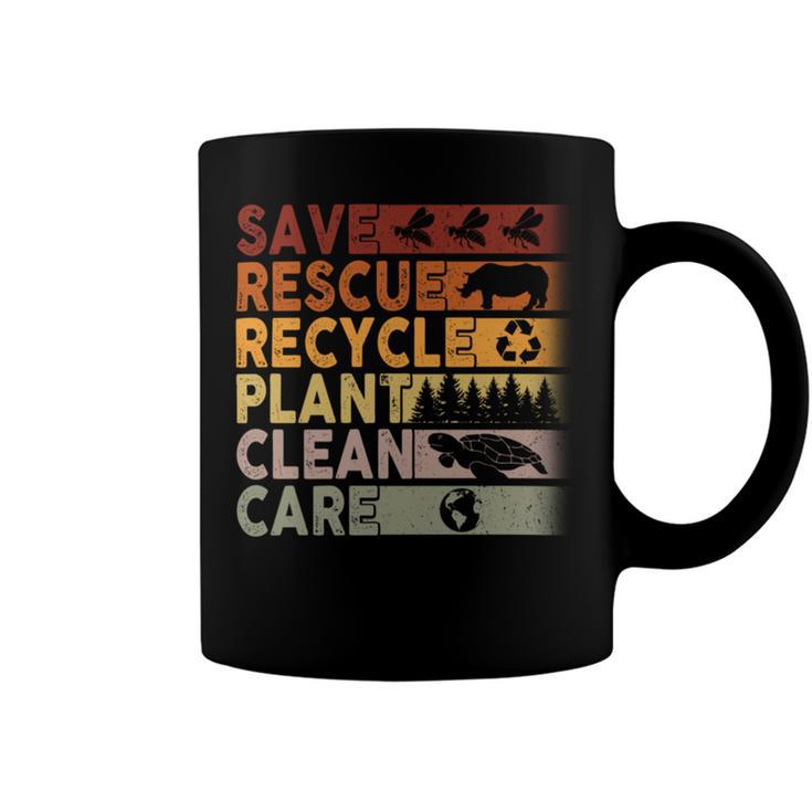 Save Rescue Recycled Plant Clean Care Coffee Mug - Monsterry