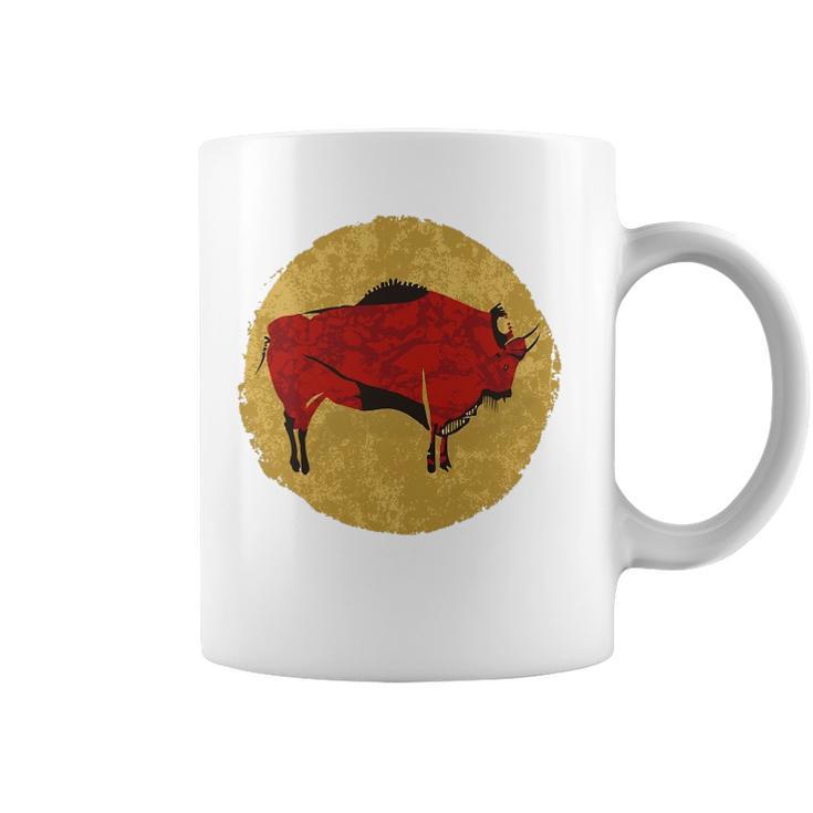 Bison Cave Painting Altamira Prehistoric Art Coffee Mug | Mazezy