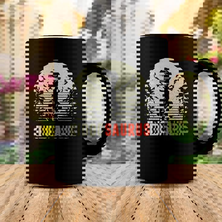 Kids Boy Kiddosaurus Funny Kiddo-Saurus T-Rex Dinosaur Kid Coffee Mug | Mazezy
