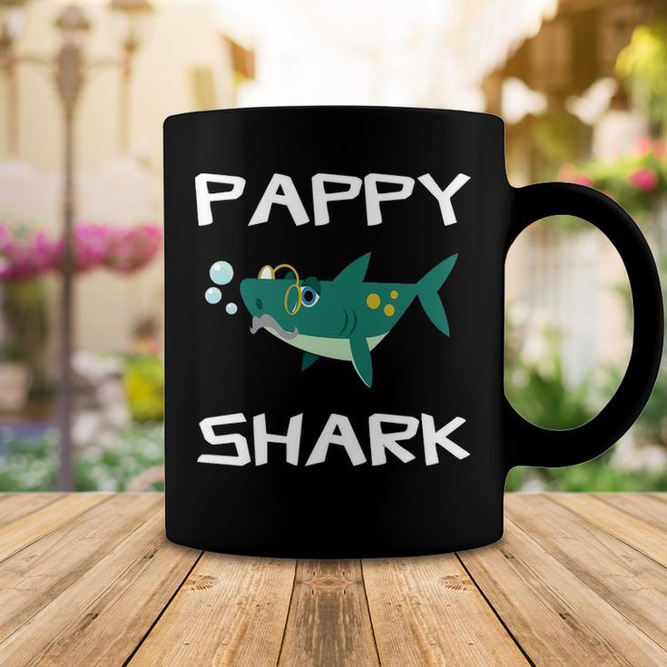Pappy Grandpa Gift Pappy Shark V2 Coffee Mug | Seseable UK