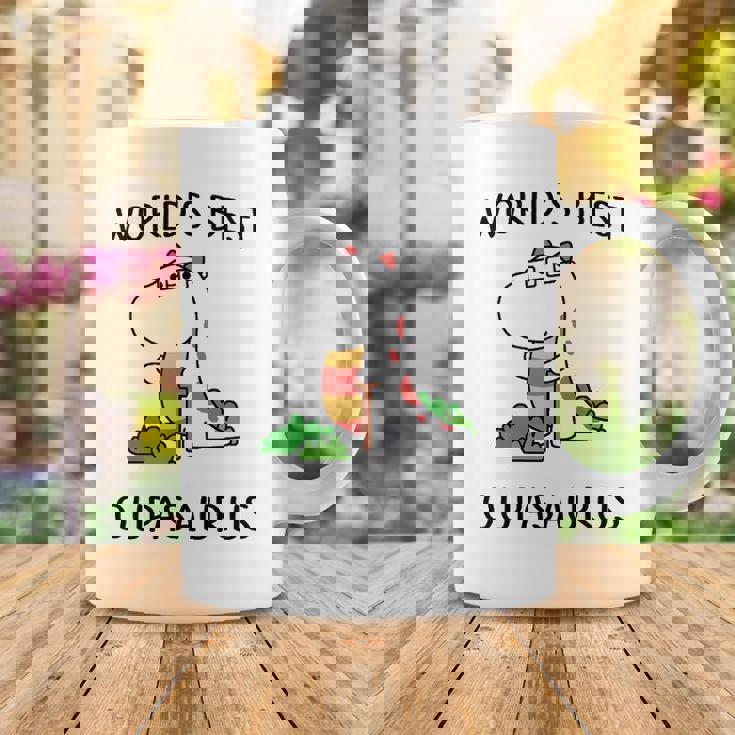 Oupa Grandpa Gift Worlds Best Oupasaurus Coffee Mug - Seseable