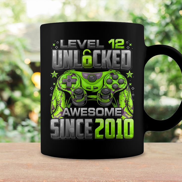 Level 12 Unlocked Awesome Since 2010 12Th Birthday Gaming V4 Coffee Mug ...