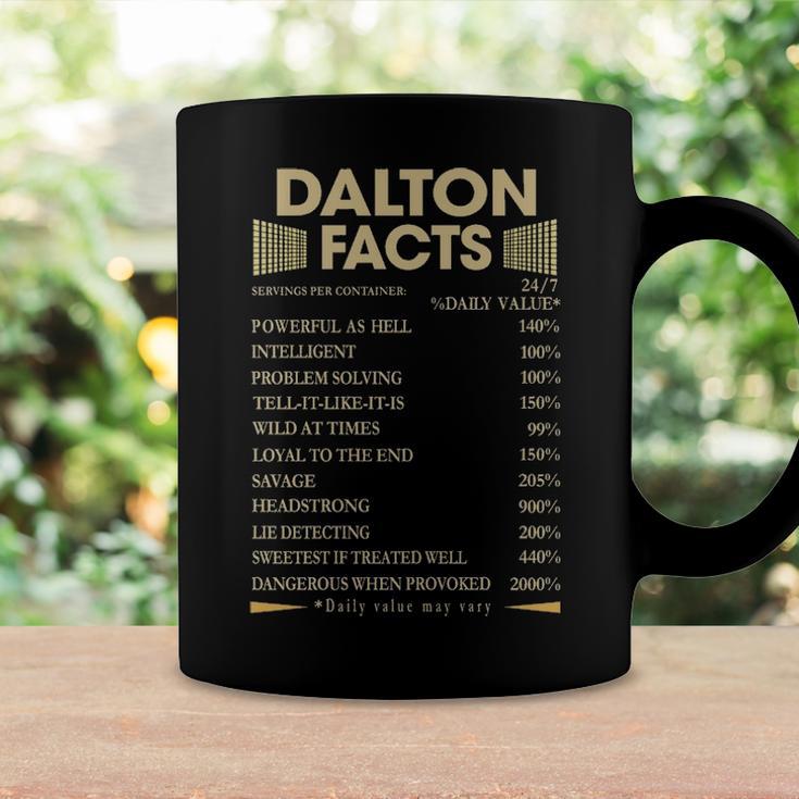 Dalton Name Gift Dalton Facts Coffee Mug - Seseable