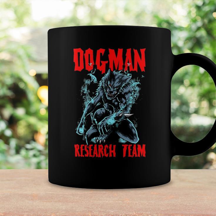 Dogman Research Team Cryptid Humanoid Animal Dog Man Funny Coffee Mug ...