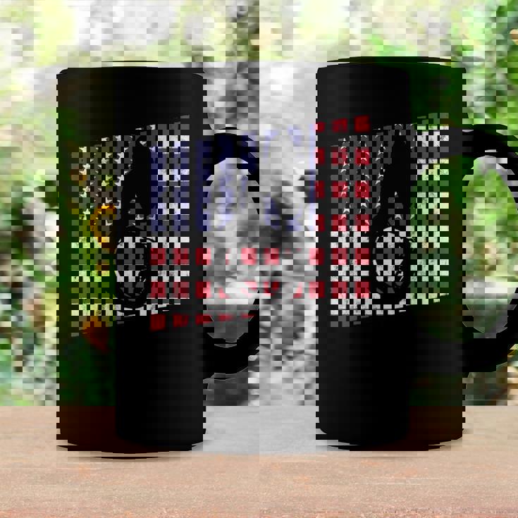 Sousaphone Tuba Music American Flag Red White Blue Coffee Mug | Mazezy