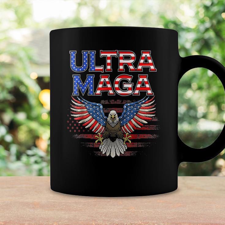 Ultra Maga United State Flag Proud Ultra-Maga Coffee Mug | Mazezy