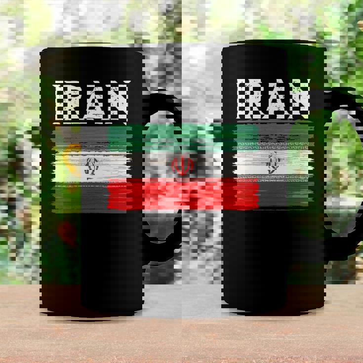 Womens Iran Flag Vintage Iran Flag Coffee Mug | Mazezy