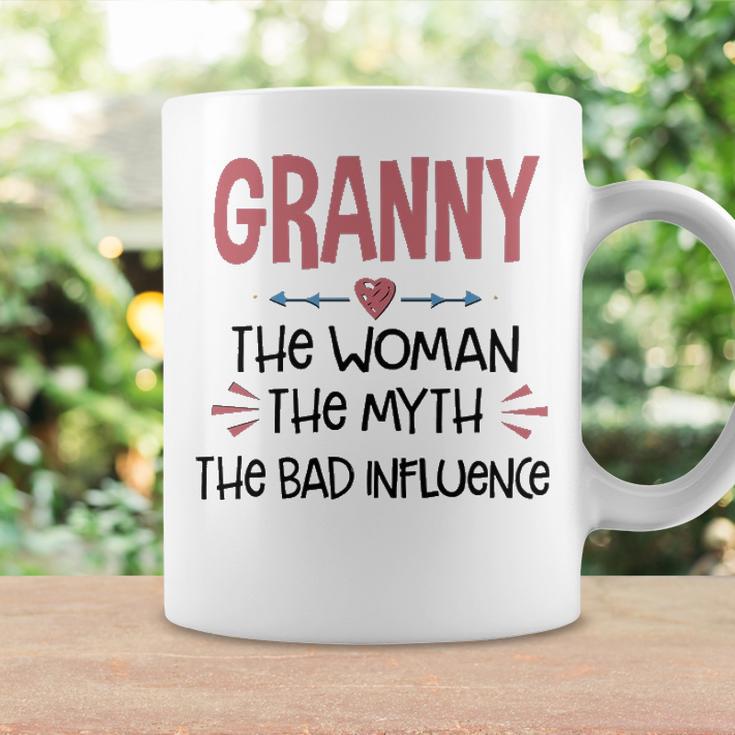 Granny Grandma Gift Granny The Woman The Myth The Bad Influence Coffee ...