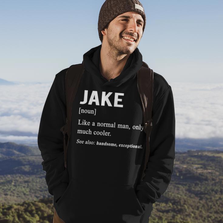 Jake Name Gift Jake Funny Definition Hoodie - Seseable