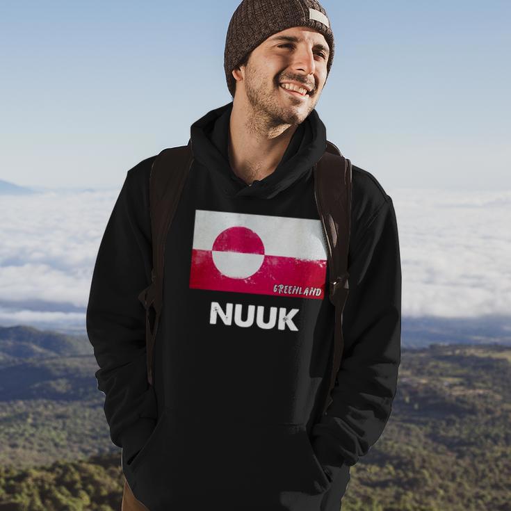 Nuuk Greenland Flag Of Greenland Hoodie | Mazezy