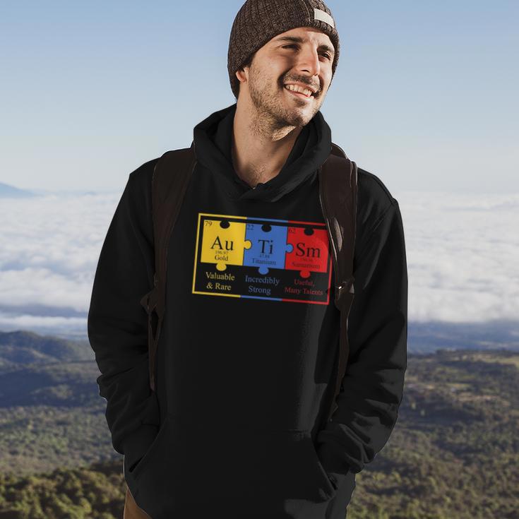 Periodic Table Autistic Gift Autism Hoodie | Mazezy