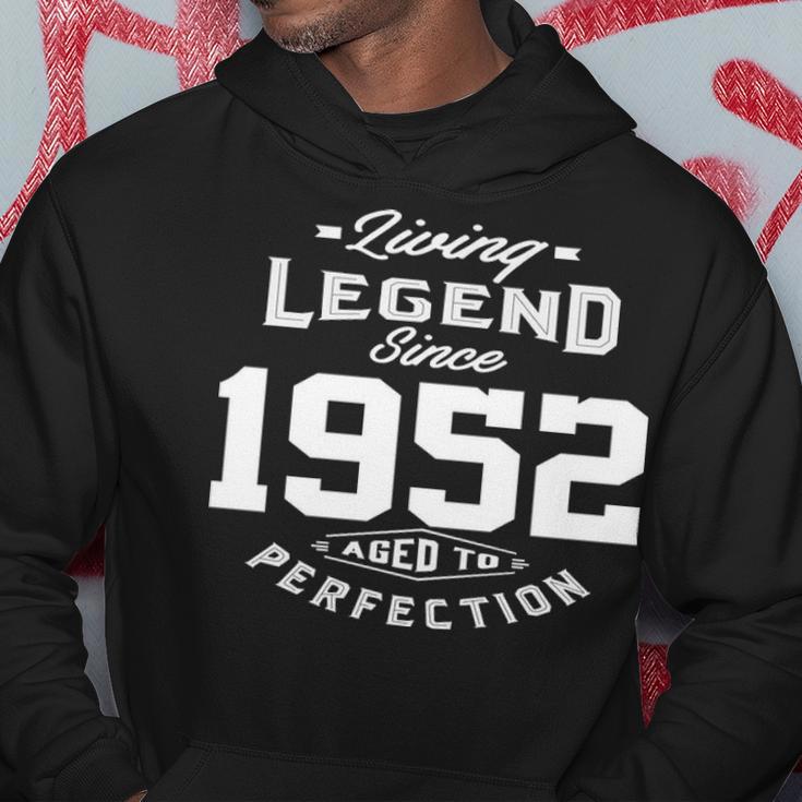 1952 Birthday Gift Living Legend Since 1952 Aged To Perfection Hoodie ...