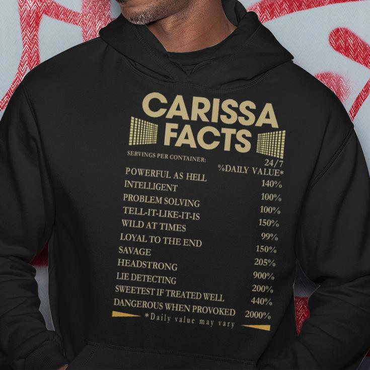 Carissa Name Gift Carissa Facts Hoodie - Seseable