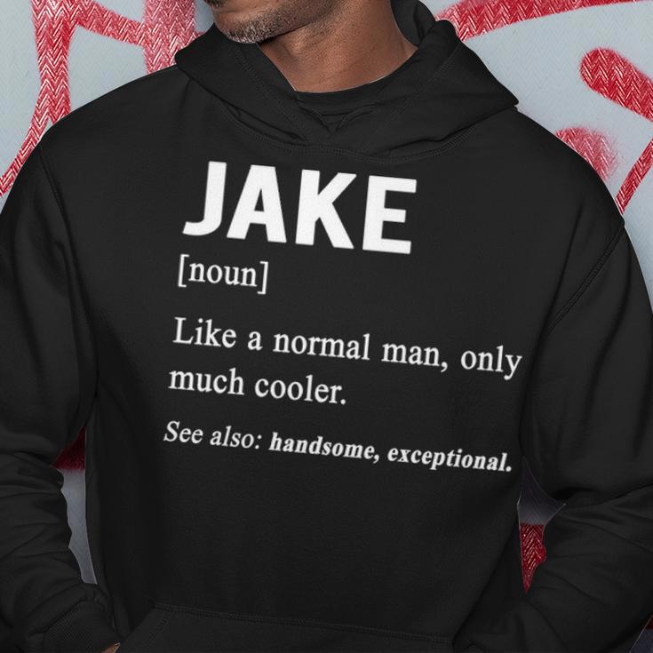 Jake Name Gift Jake Funny Definition Hoodie - Seseable