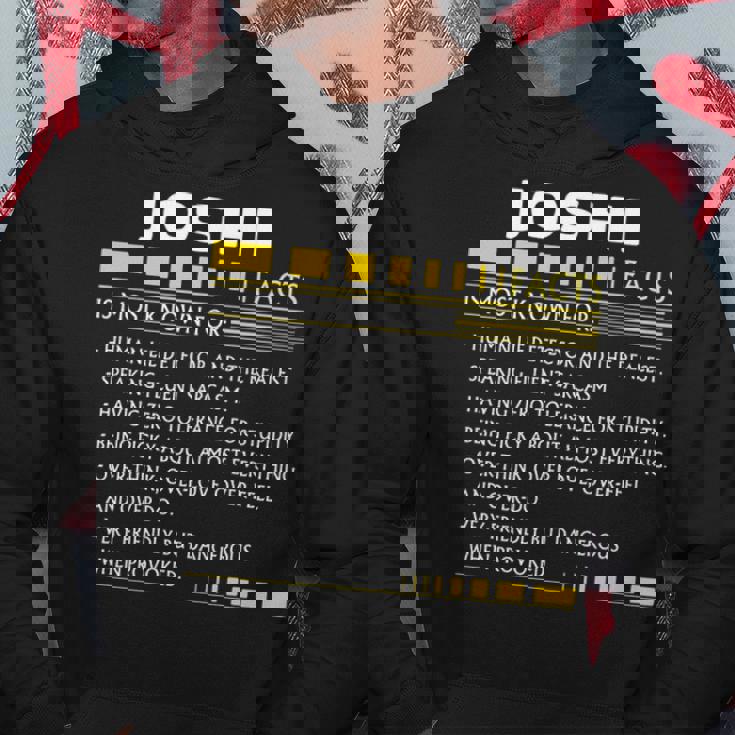 Joshi Name Gift Joshi Facts Hoodie - Seseable
