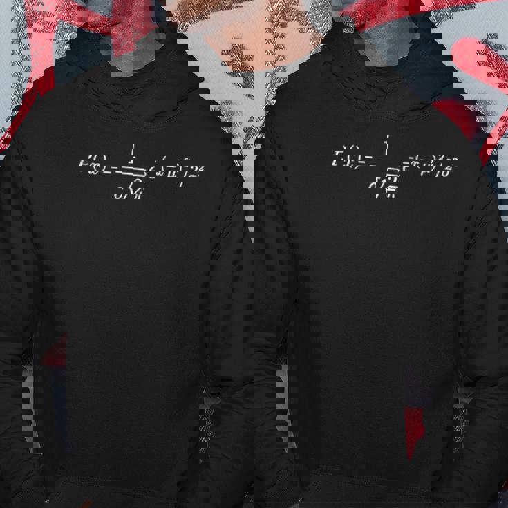 Math Physics Statistics Gaussian Normal Distribution Hoodie | Mazezy