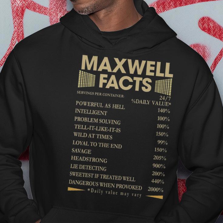 Maxwell Name Gift Maxwell Facts Hoodie - Seseable