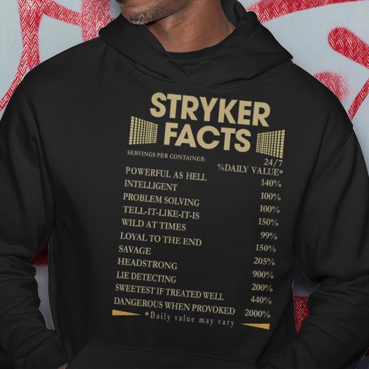 Stryker Name Gift Stryker Facts Hoodie Seseable