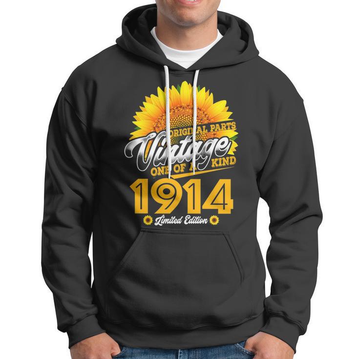 1914 Birthday Woman Gift 1914 One Of A Kind Limited Edition Hoodie ...