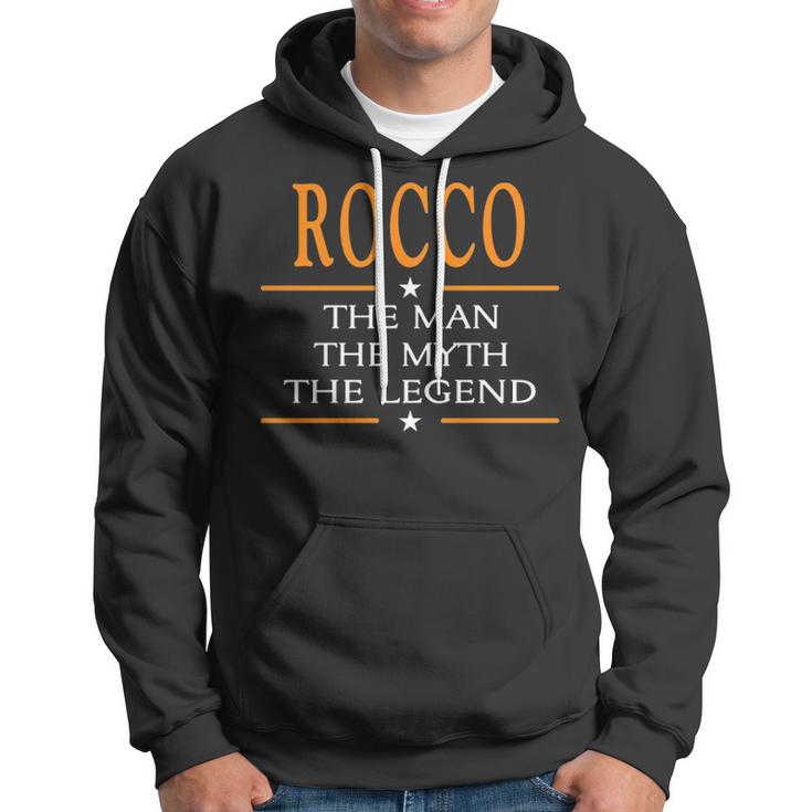 Rocco Name Gift Rocco The Man The Myth The Legend Hoodie | Seseable
