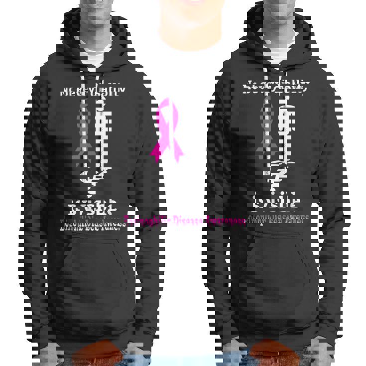 Every Disability Is Visible Eosinophilic Disease Awareness Pink Ribbon ...