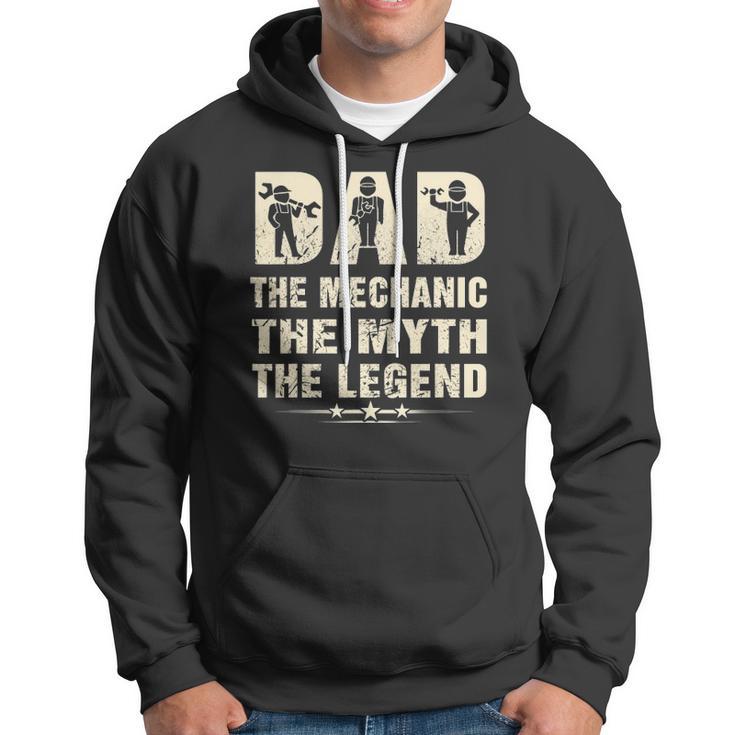 Family 365 Mechanic Dad Mechanics Fathers Day Gift Hoodie | Mazezy