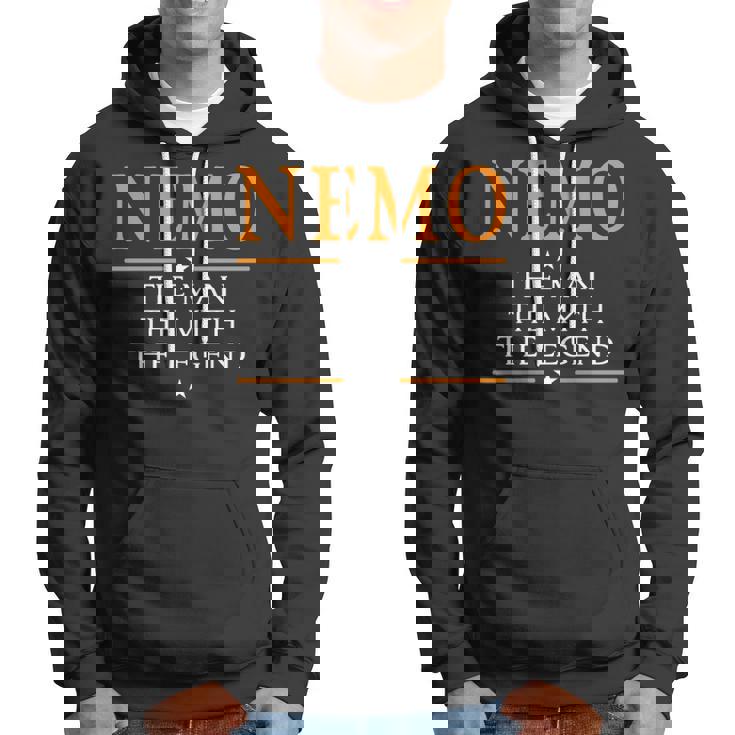 Nemo Grandpa Gift Nemo The Man The Myth The Legend Hoodie | Seseable