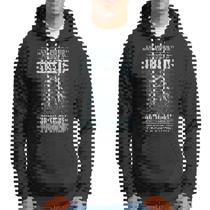 Never Underestimate The Power Of An Goggins Even The Devil V6 Hoodie ...