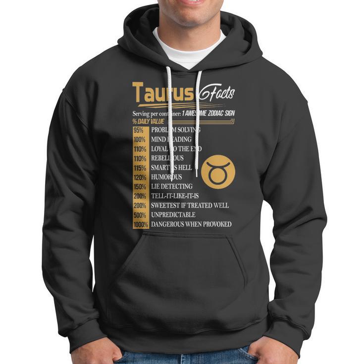 Taurus Zodiac Taurus Facts Birthday Hoodie | Seseable