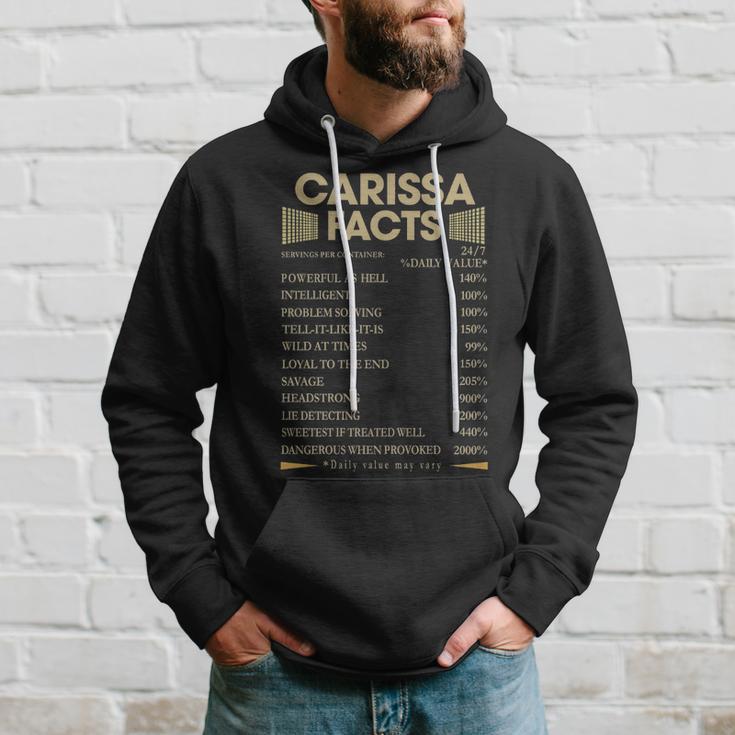 Carissa Name Gift Carissa Facts Hoodie - Seseable