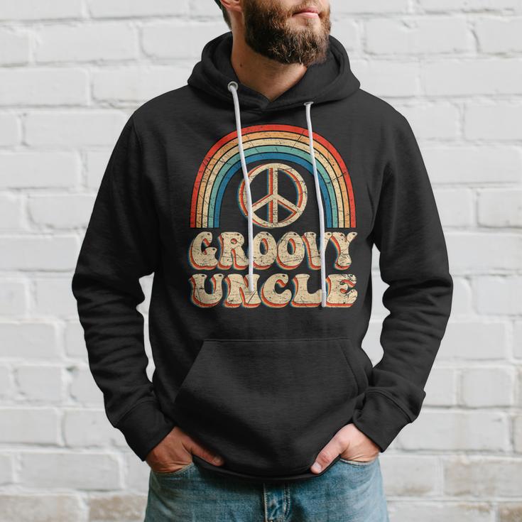 Groovy Uncle 70S Aesthetic Nostalgia 1970S Retro Uncle Hoodie ...
