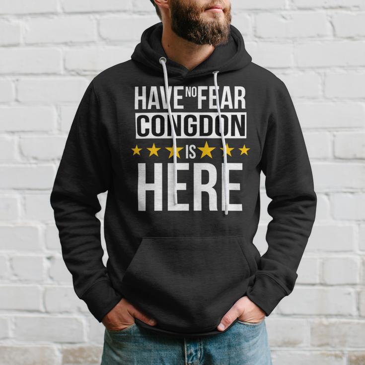 Have No Fear Congdon Is Here Name Hoodie - Monsterry AU