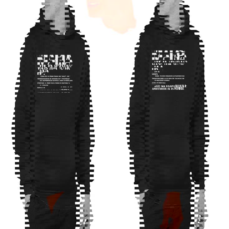 Im Hapa What Hapa Ask Another Word Hapa Adorable Men's Back Print T ...