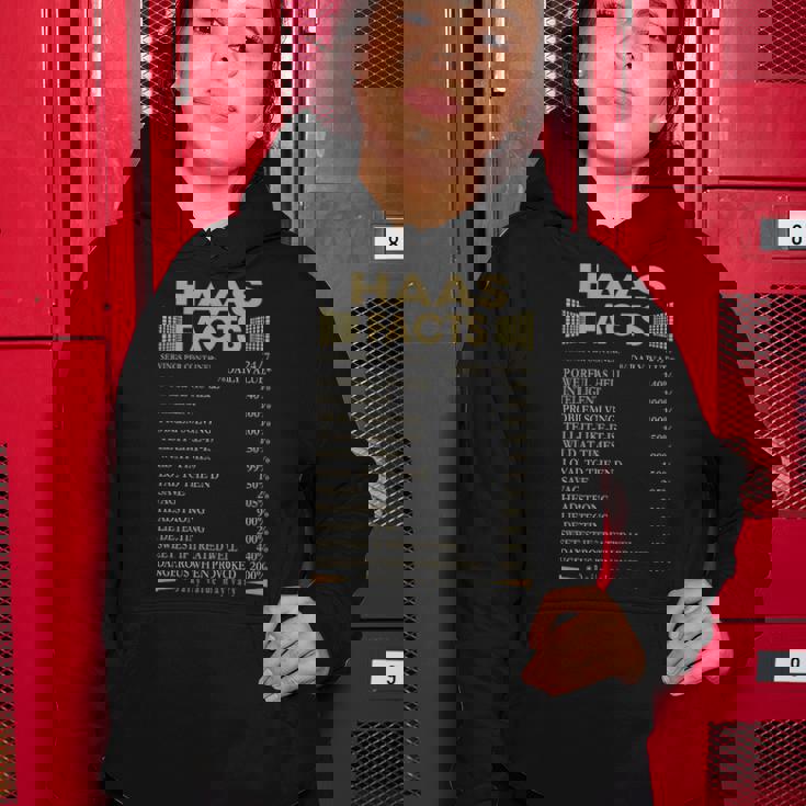 Haas Name Gift Haas Facts Women Hoodie - Seseable