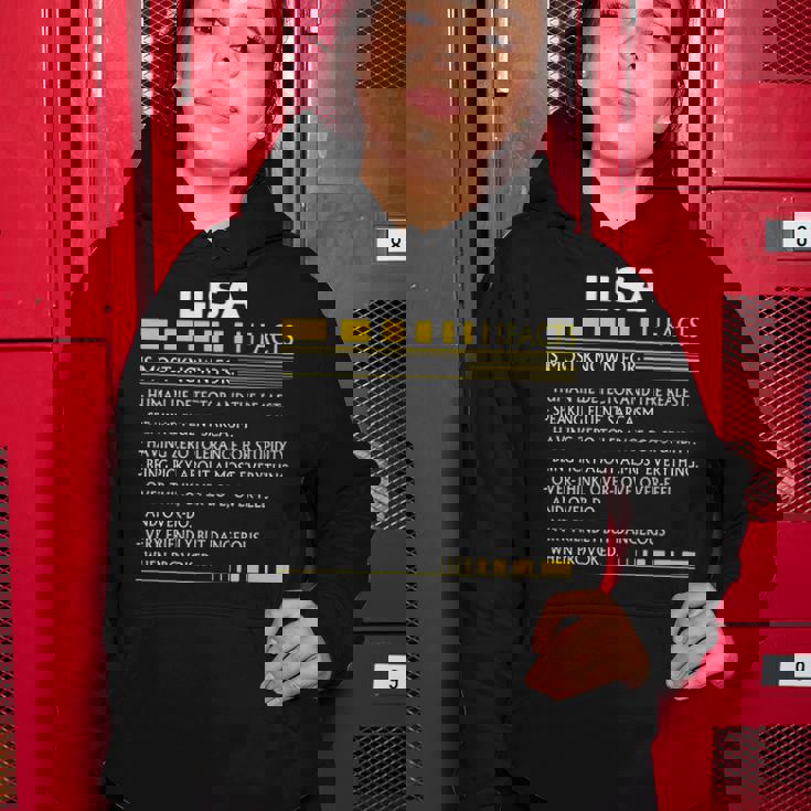 Lisa Name Gift Lisa Facts V2 Women Hoodie - Seseable