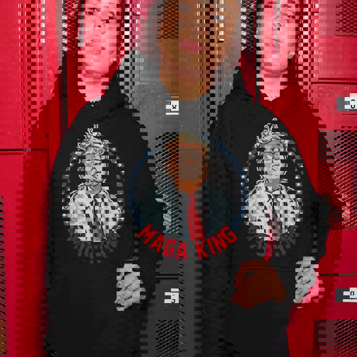 Mega King Proud Ultra Maga Trump 2024 Women Hoodie - Monsterry